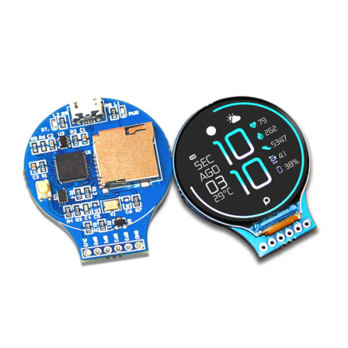 Buy Roundy - Round LCD Board based on RP2040/ESP-12E in India | Fab.to.Lab